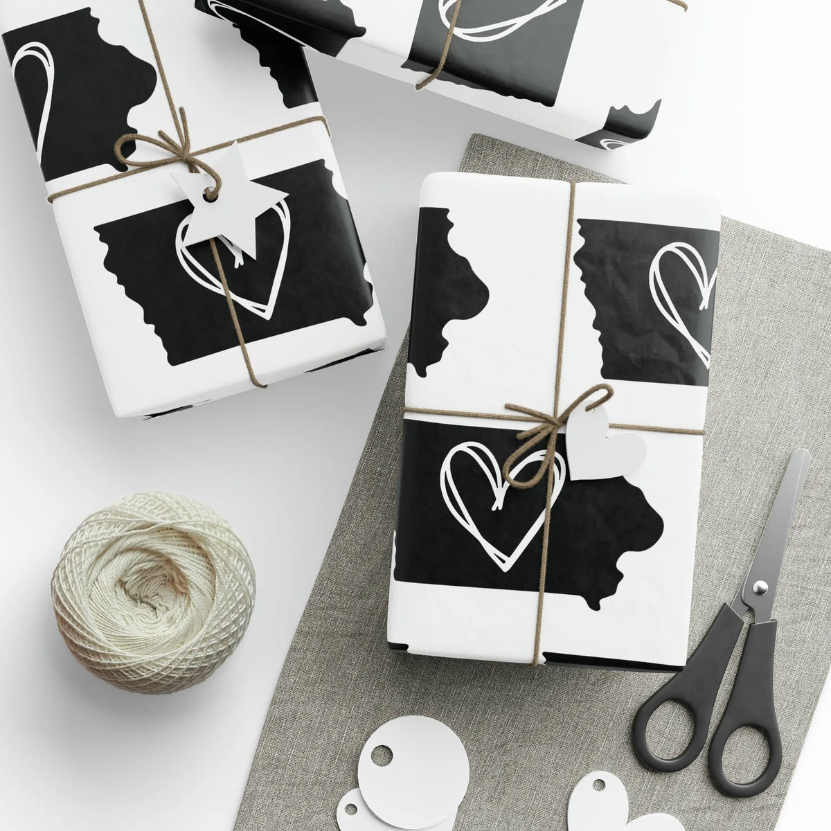 Iowa Love Wrapping Paper - Iowa Apparel